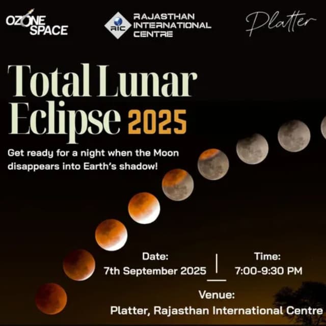 Total Lunar Eclipse 2025 - Events | I Love Jaipur City