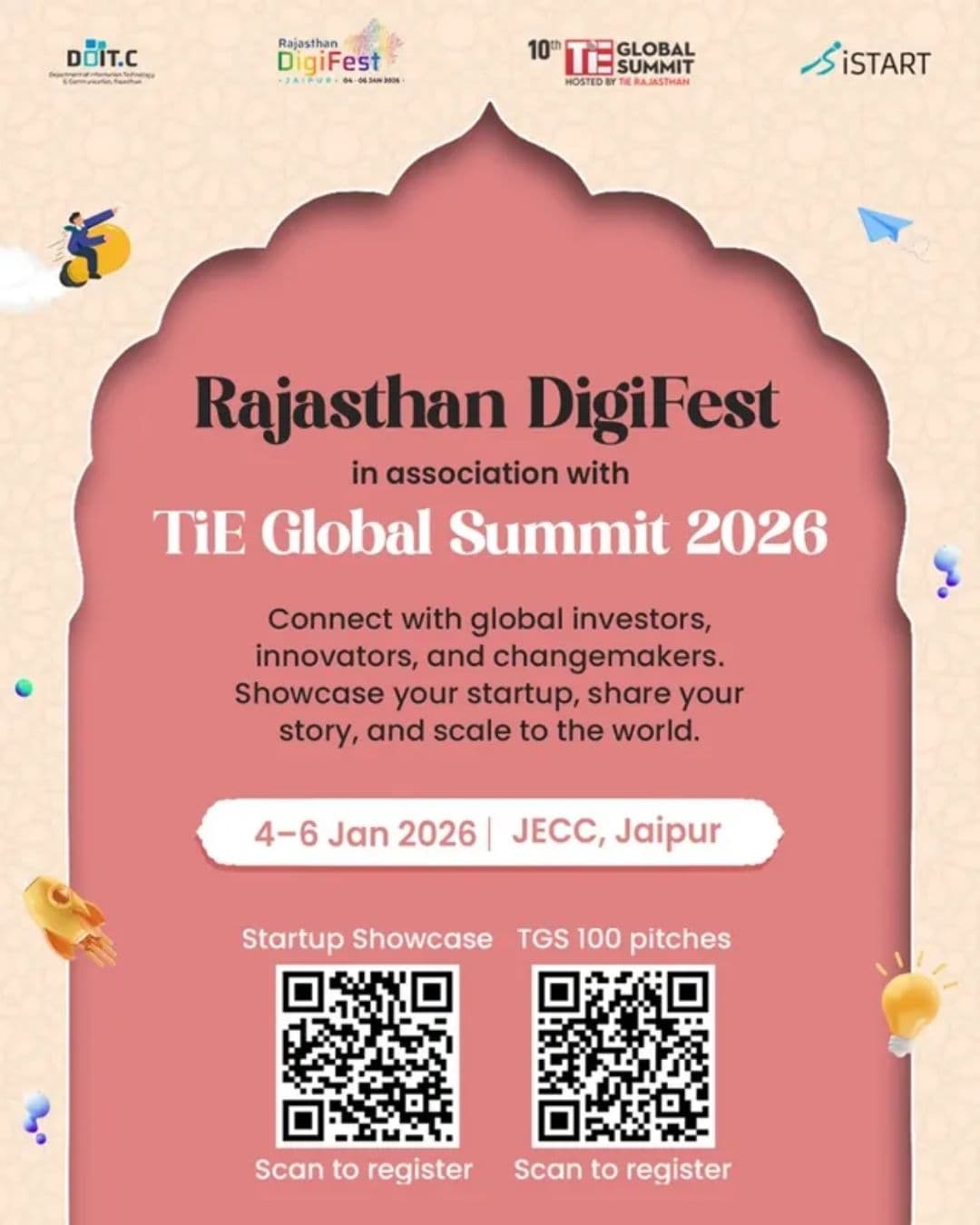 Rajasthan DigiFest × TiE Global Summit 2026 - Events | I Love Jaipur City